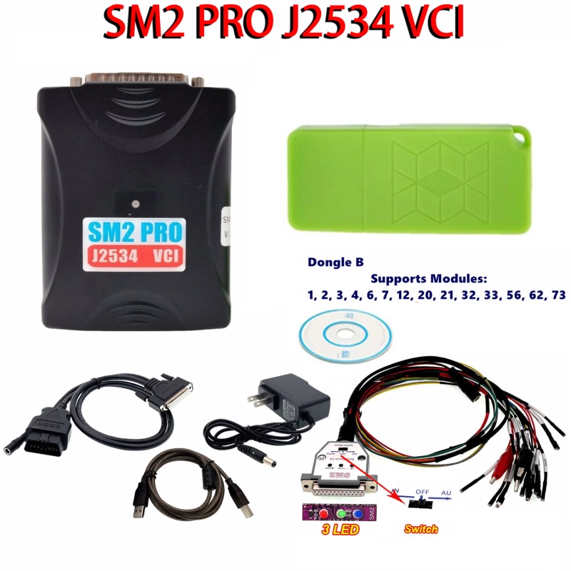 V2.21.22 SM2 Pro J2534 VCI ECU Programmer Read Write ECU Tool Support ...