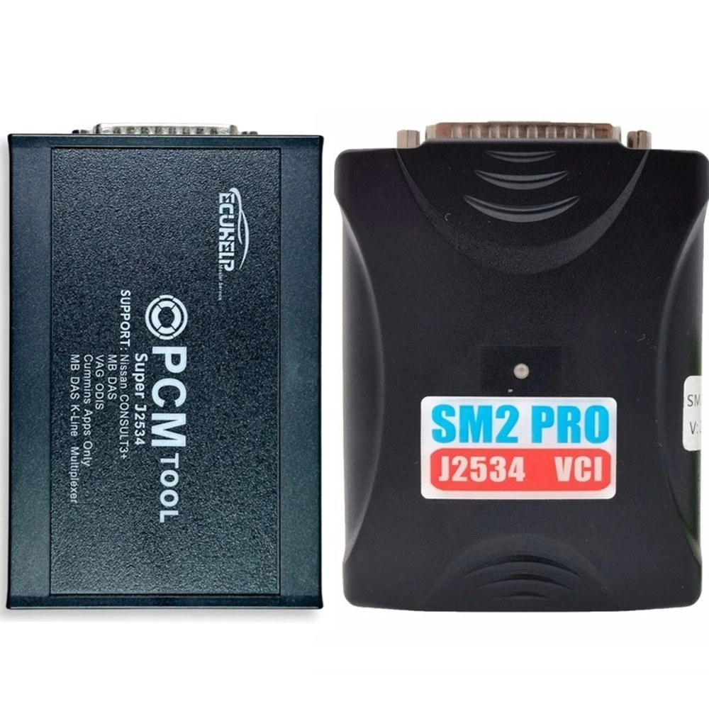SM2 Pro J2534 VCI ECU Programmer PCMTOOL Read Write ECU Tool Support Checksum and Pinout Diagram ...