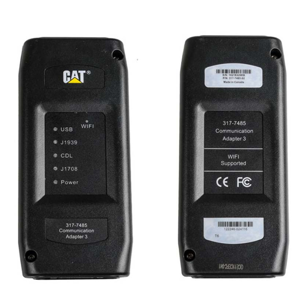 CAT ET III Caterpillar ET Diagnostic Adapter 3 Truck Diagnostic Tool With V2019A Software,Heavy ...
