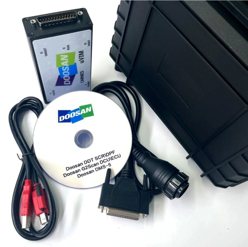 Doosan Excavator Inspection Diagnostic Tool DDT SCR DPF G2 Scan DCU ECU DMS-5 Hardware ...