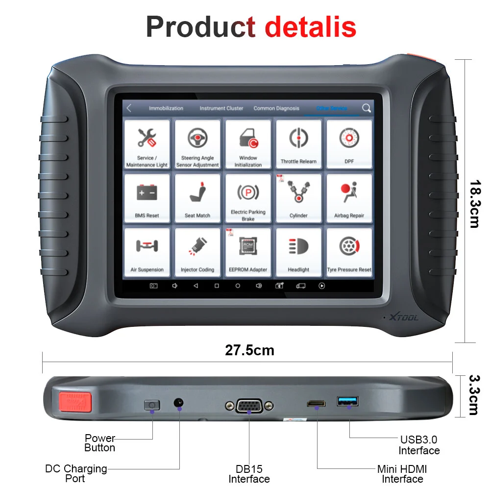 XTOOL X100 PAD3 X100 PAD Elite Professional Tablet Key Programmer With ...