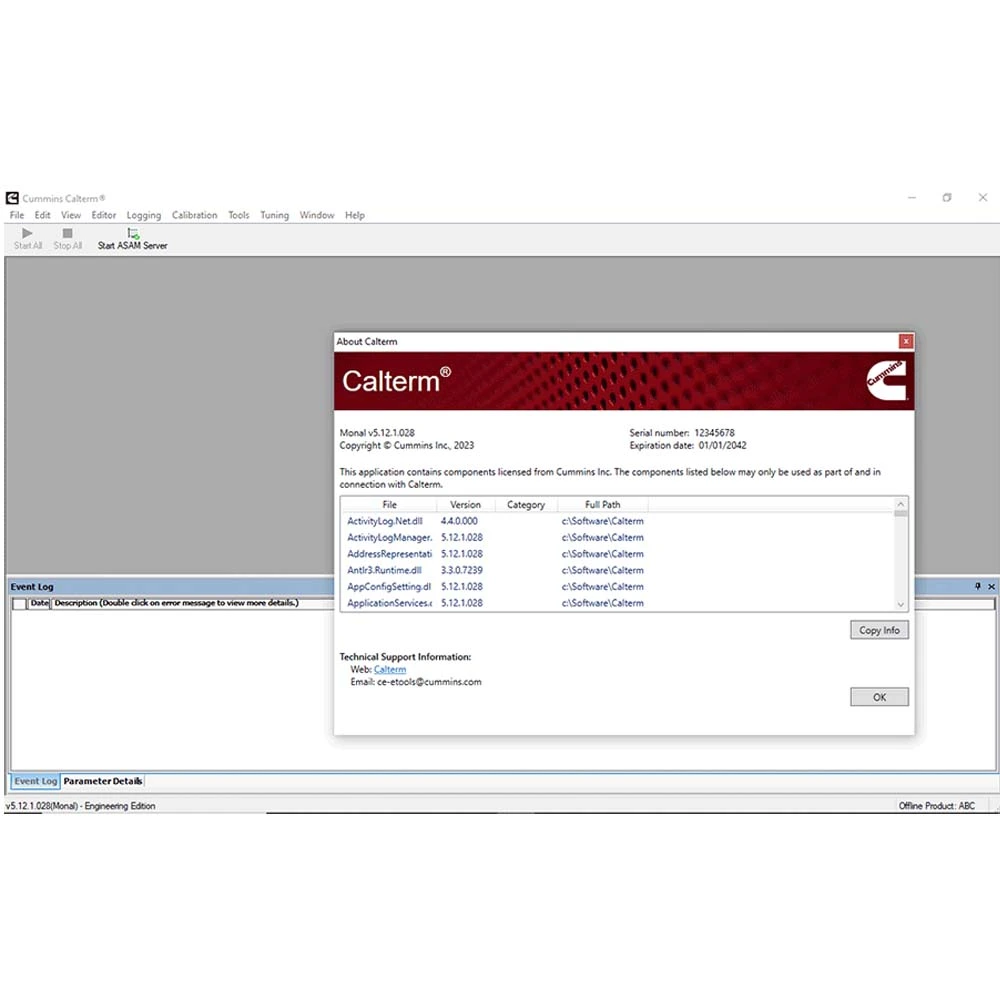 Cummins Calterm 5 Engineering Edition CALTERM 5.12