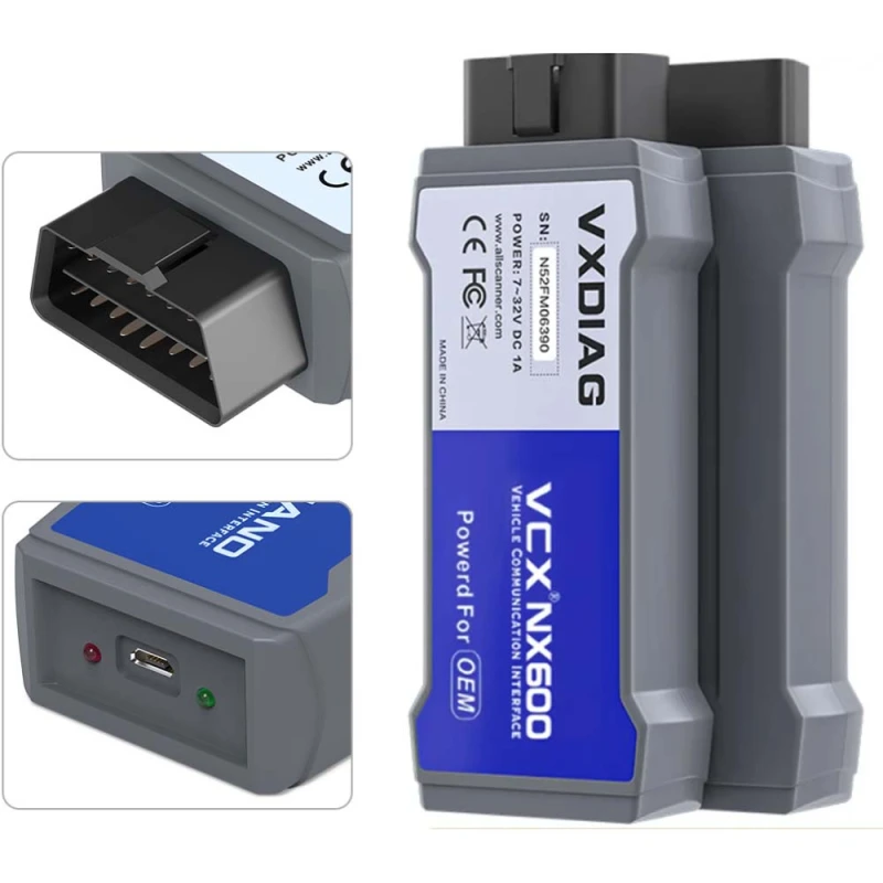 VXDIAG VCX NANO NX600 for GM / OPEL GDS2 Tech2WIN DPS Diagnostic Tool
