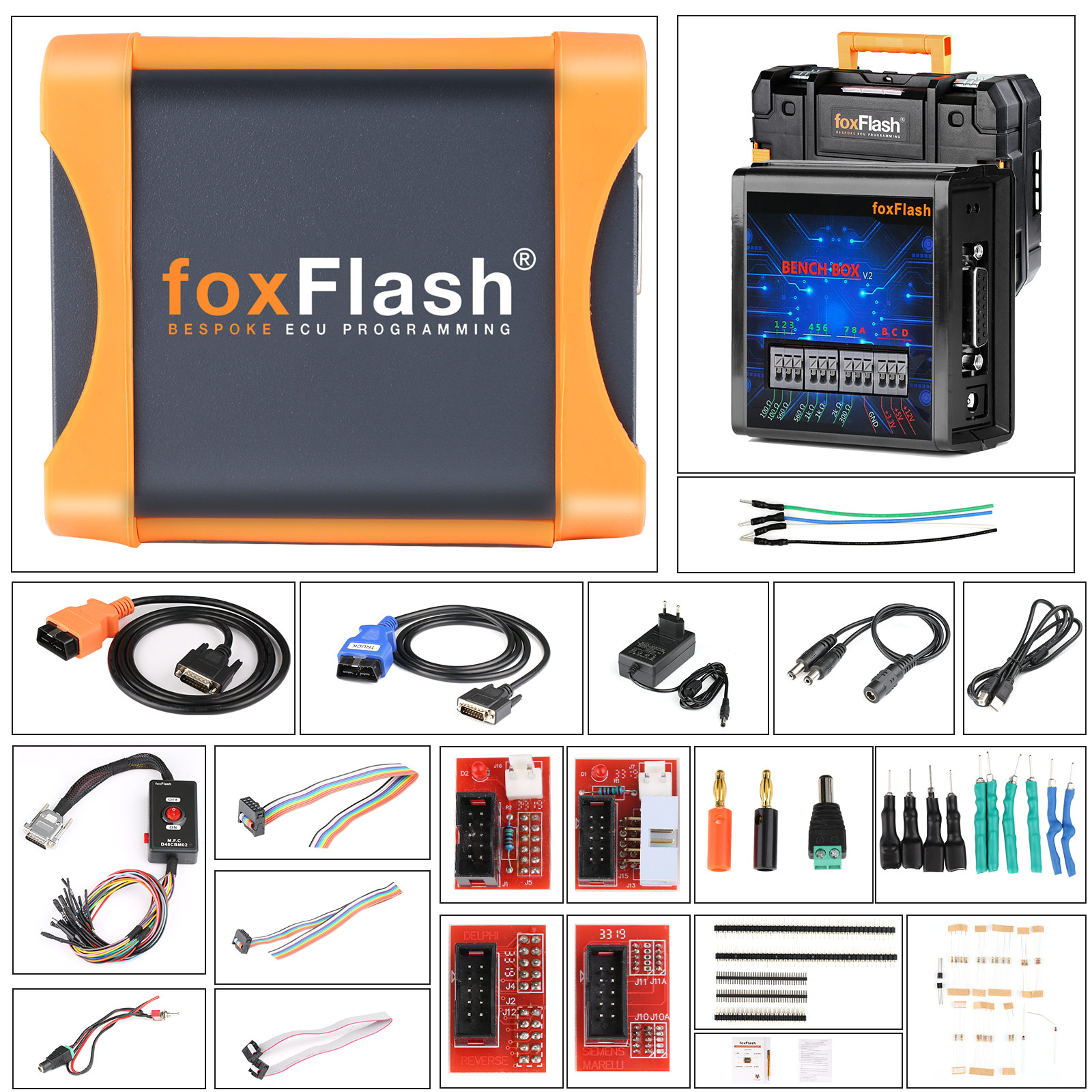 FoxFlash Master Version Super Strong ECU TCU Clone Chip Tuning Tool ...