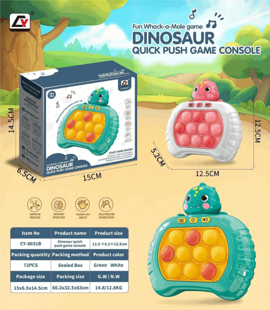 Consola de juegos Dinosaur Speed Push