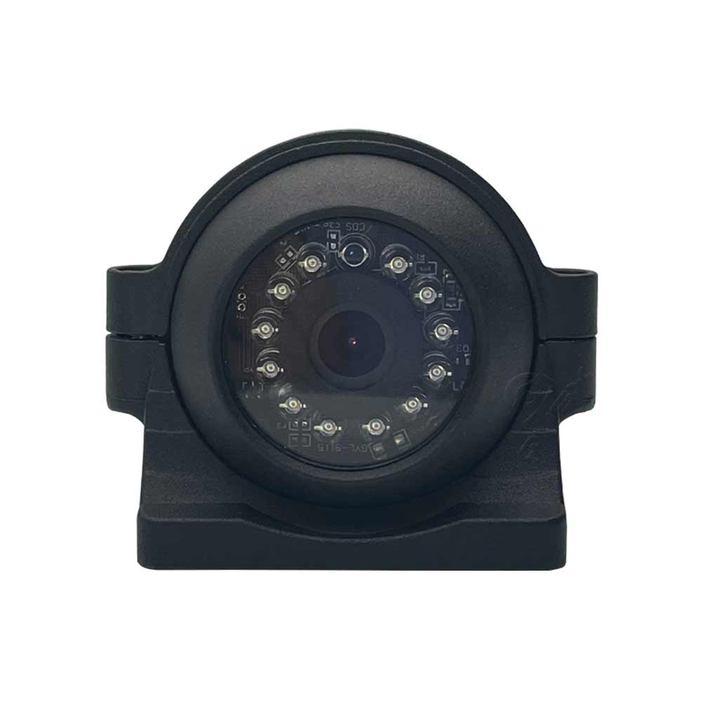 Side mounted night vision waterproof camera