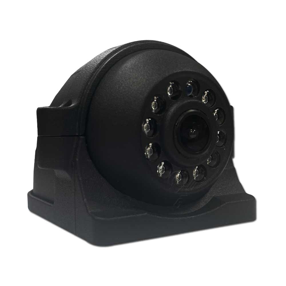 Side mounted night vision waterproof camera