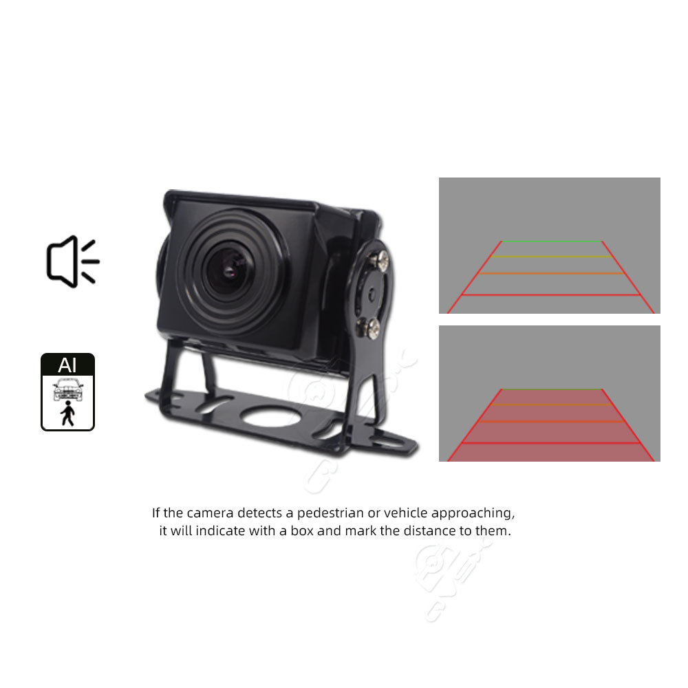 1080p HD AI BSD Smart Rear View Camera with Blind Spot Detection ...