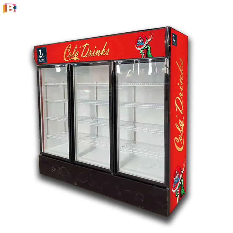 Vertical Drink Coolers-Direct cooling 3 Doos
