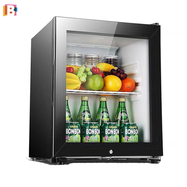 Mini glass-door Fridge