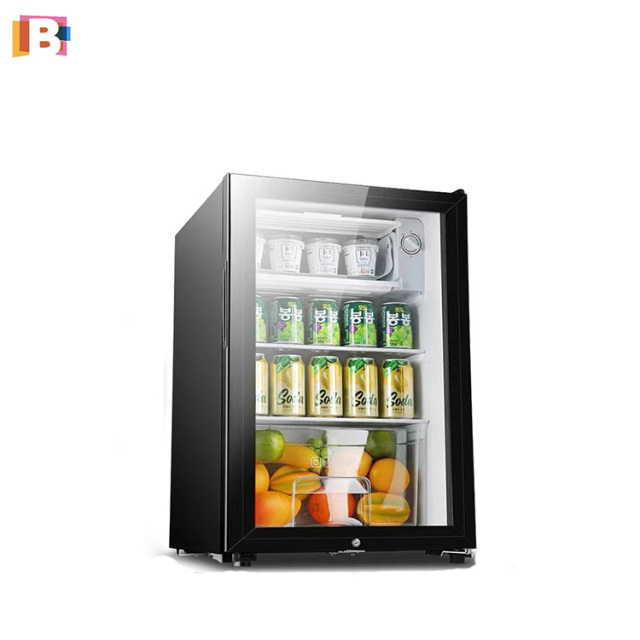 Mini glass-door Fridge
