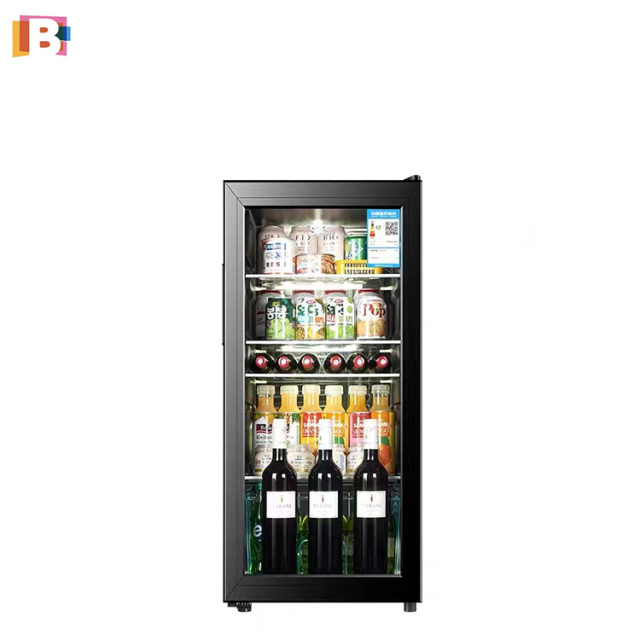 Mini glass-door Fridge