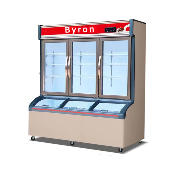 Convenience store multifunctional refrigerator-Three Doors