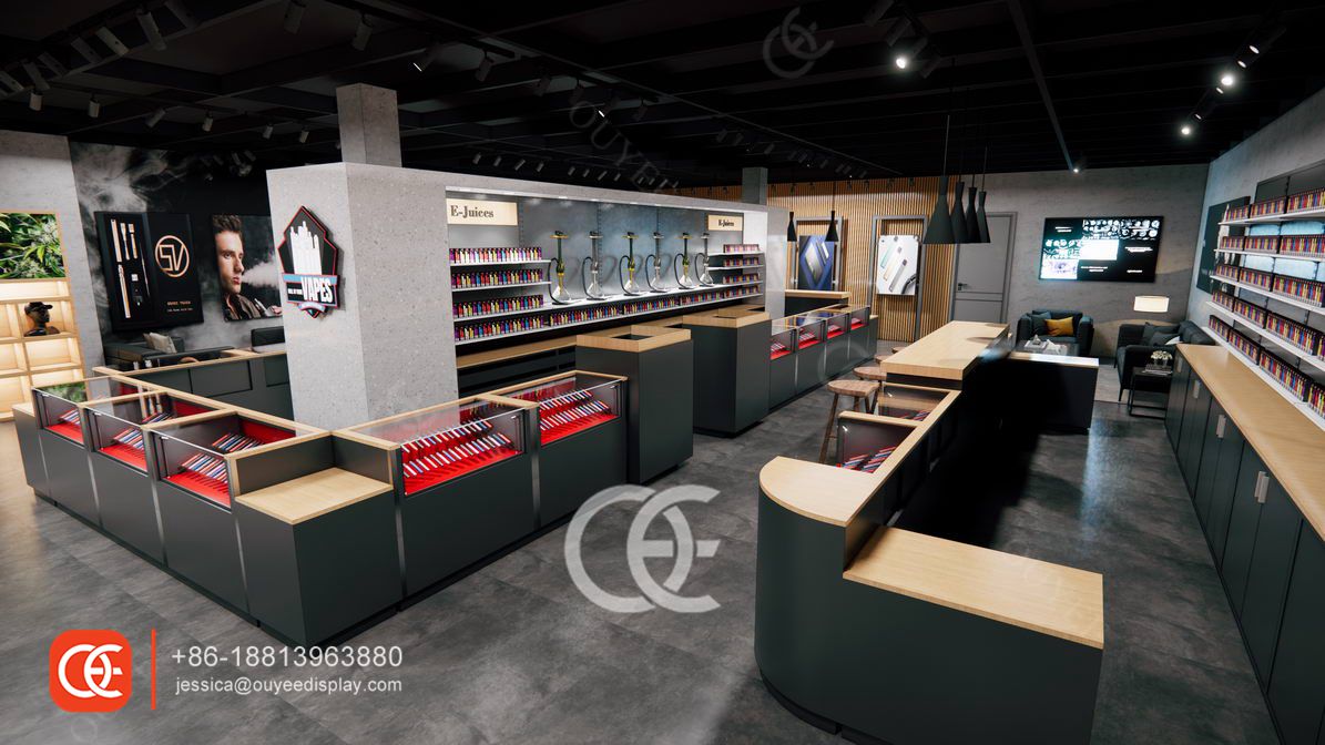 Dispensary Display And Design Tobacco Store Fixtures