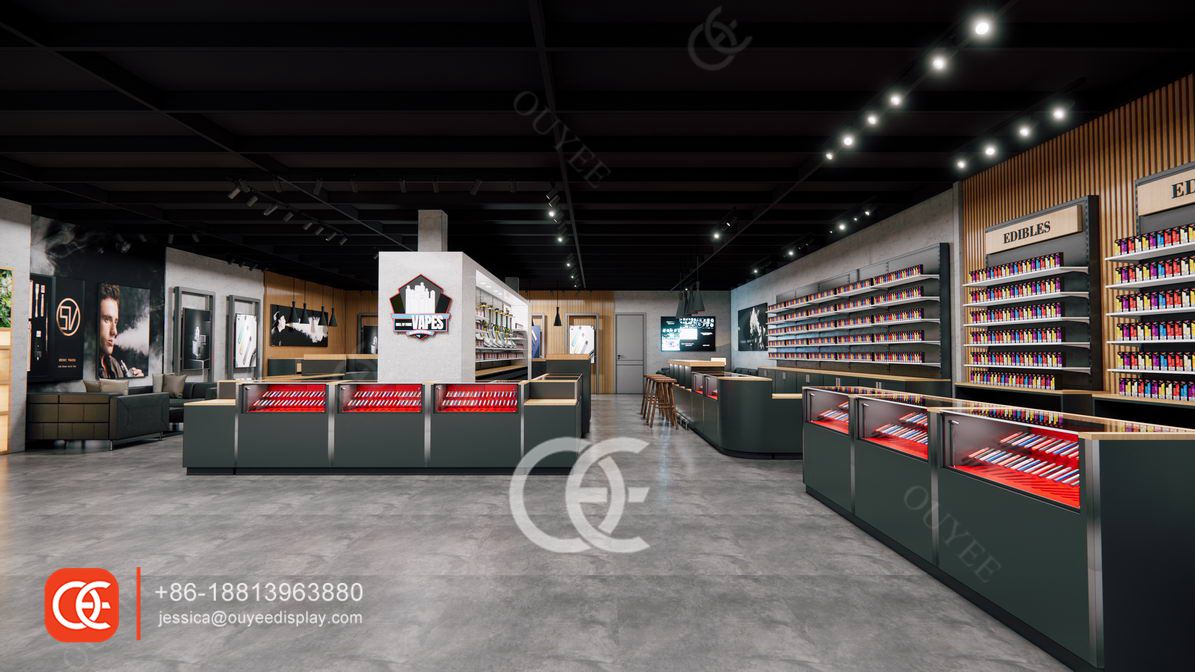 Dispensary Display And Design Tobacco Store Fixtures
