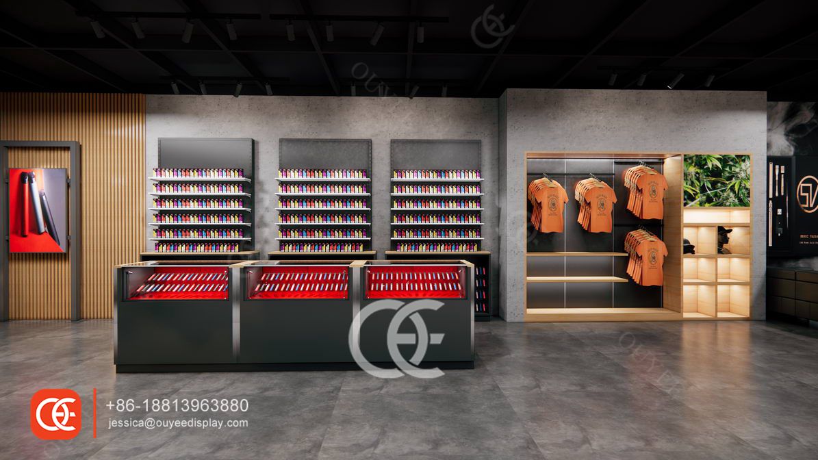 Dispensary Display And Design Tobacco Store Fixtures