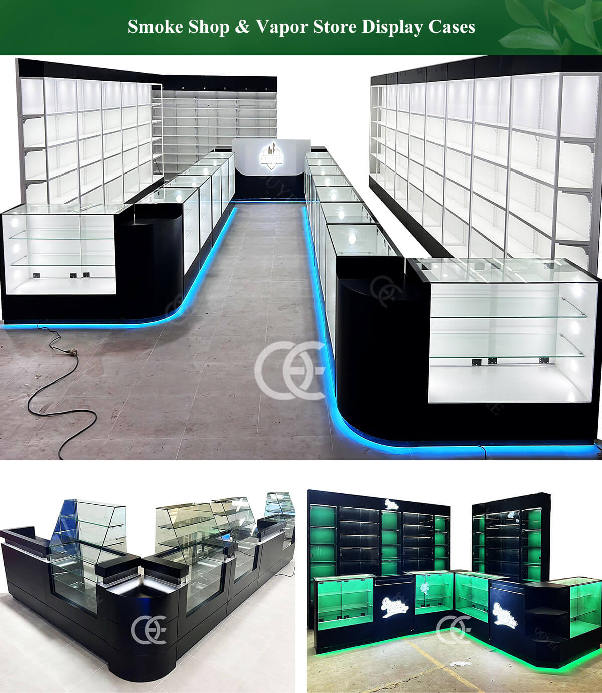 Cigarette Stand Smoke Shop Showcase Retail Display Shelf