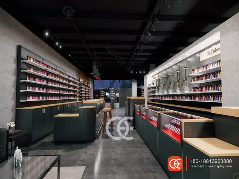 Dispensary Display And Design Tobacco Store Fixtures