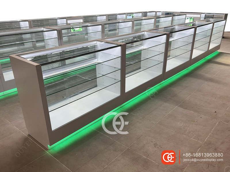 Dispensary Retail Displays Counter Display Case Cabinet Humidor