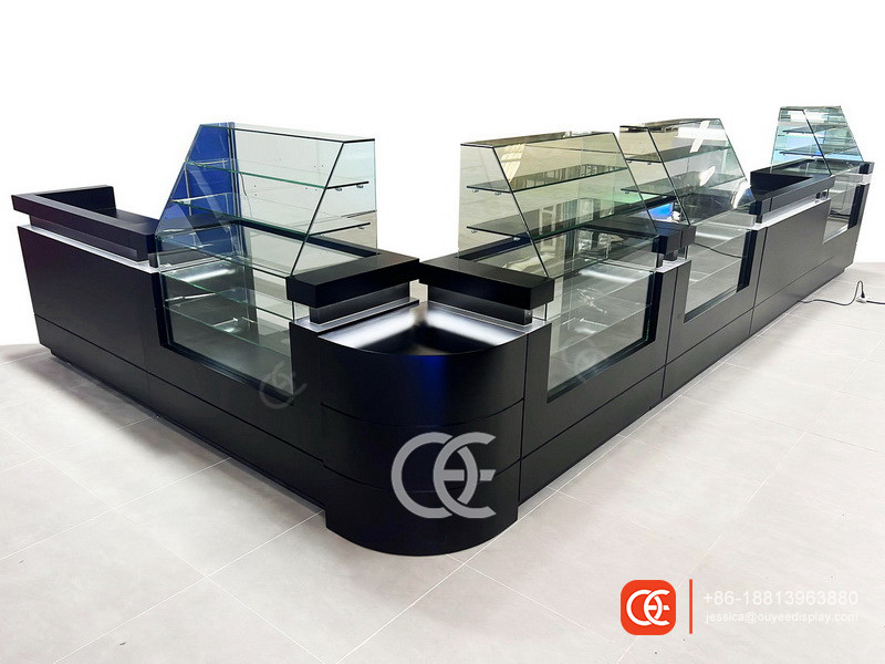 Commercial Vape Shop Displays Store Retail Wood Showcase