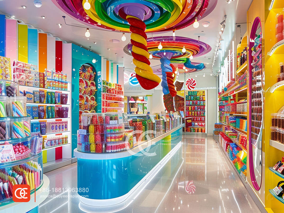 Candy Shelving Displays Modern Sweet Shop Interior Design Sweet Shop ...