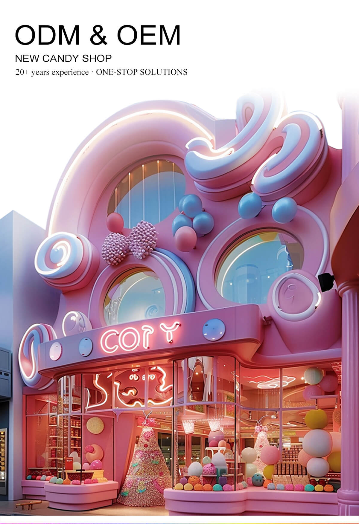 Sweets Candy Store Snack Display Case Chocolate Shelf