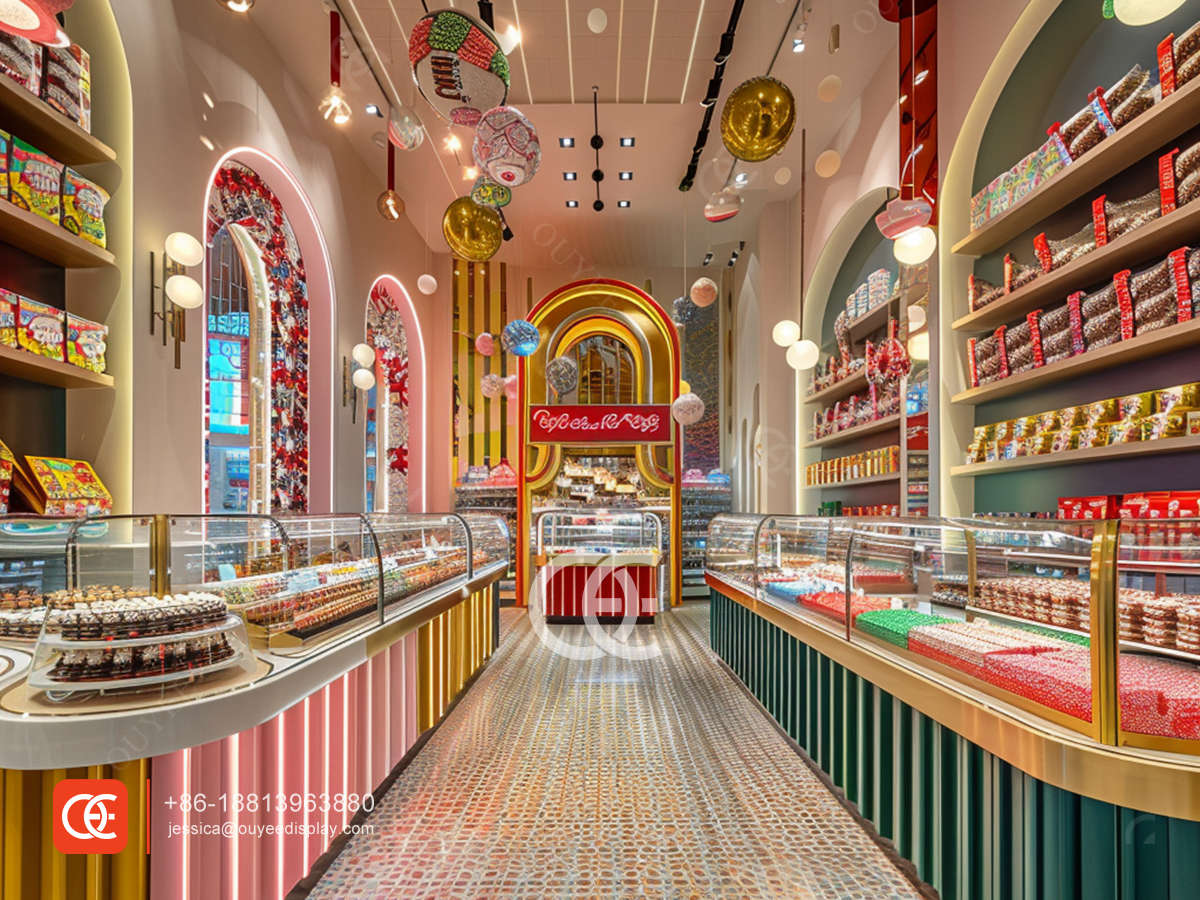 Snack Displays Sweet Shop Interior Design Chocolate Glass Counter