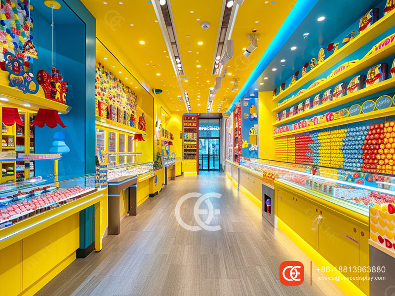 Custom Snack Racks Display Candy Store Sweet Shop Shelves