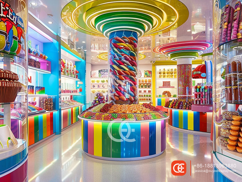 Candy Box Display Sweet Display Stands Chocolate Showcase