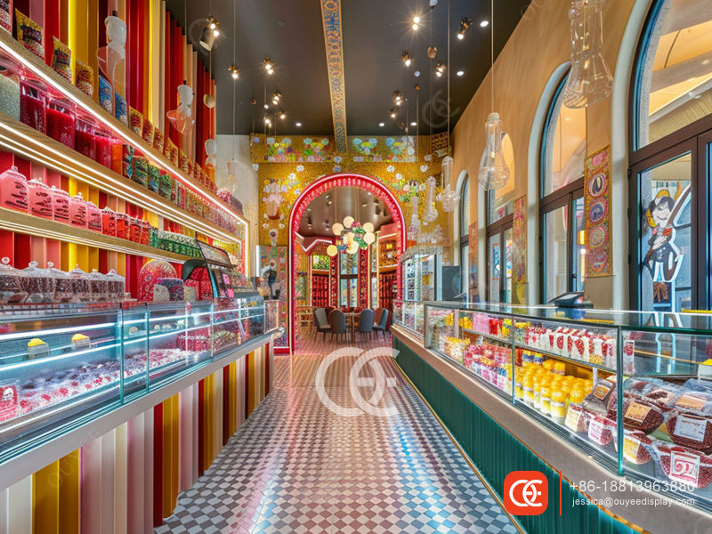 Snack Displays Sweet Shop Interior Design Chocolate Glass Counter