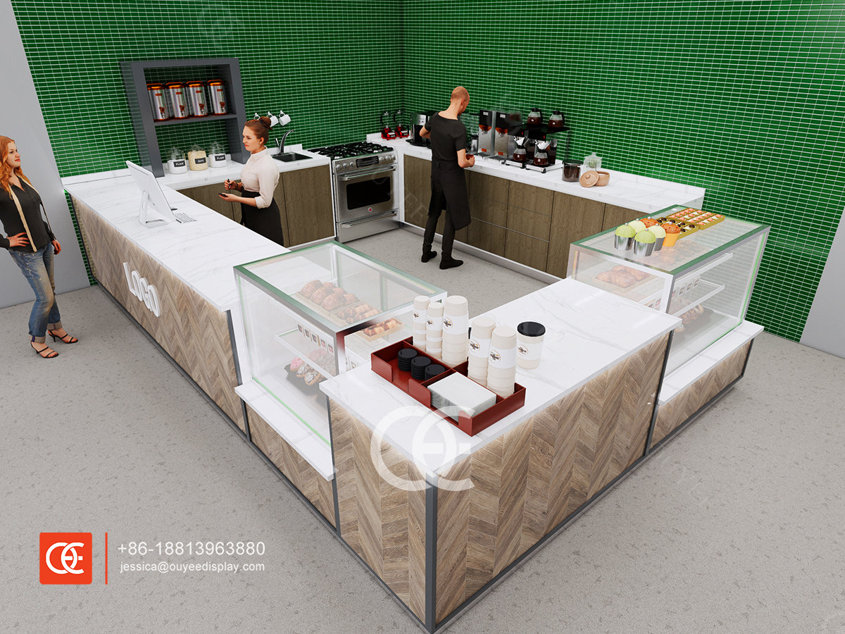 Coffee Shop Kiosk Design Cafe Cash Counter Design Milk Tea Shop