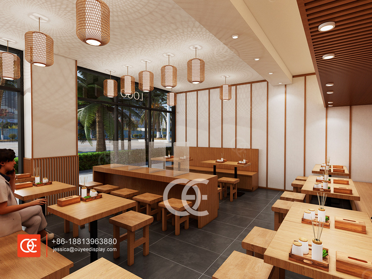 Coffee Store Design Cafe Retail Shop Bubble Tea Counter