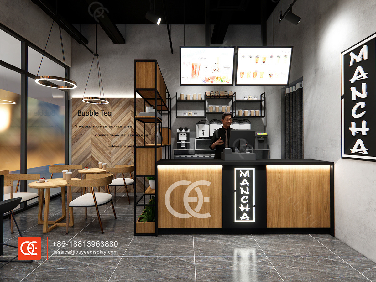 Interior Coffee Shop Design Coffee Shop Counter Design Milk Tea Shop
