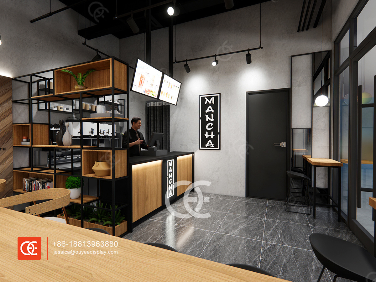 Interior Coffee Shop Design Coffee Shop Counter Design Milk Tea Shop