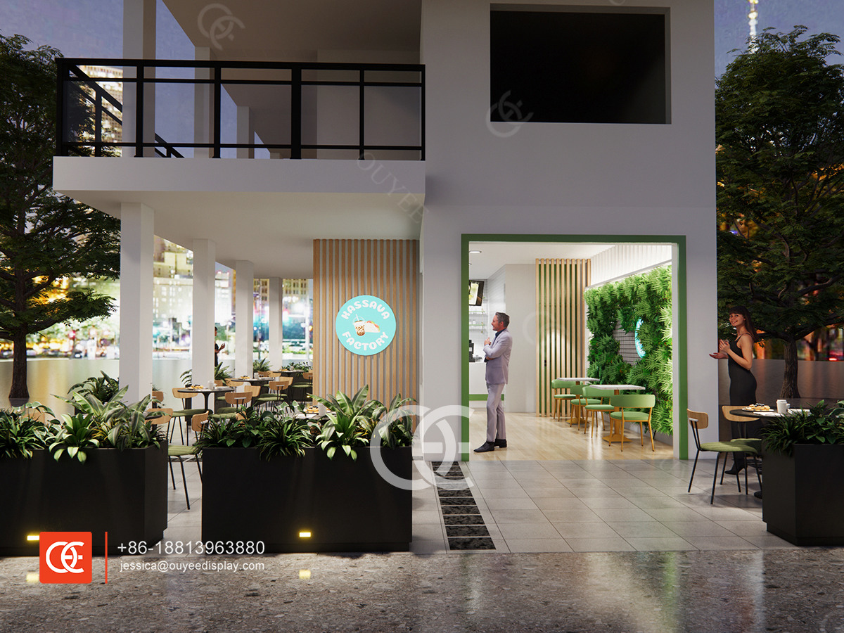 Interior Design Cafe Counter Coffee Shop Display Units