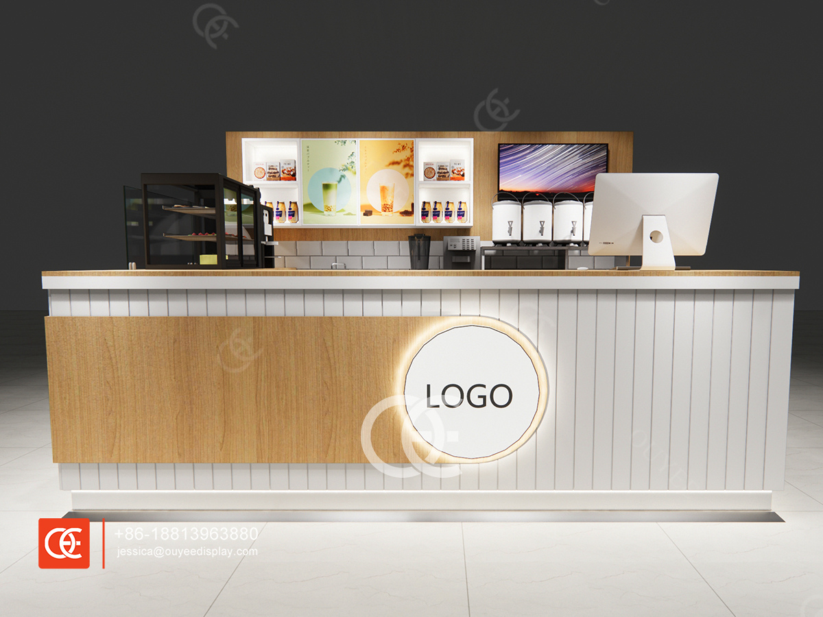Kiosk Cafe Design Counter Coffee Bar Cafe Serving Counter