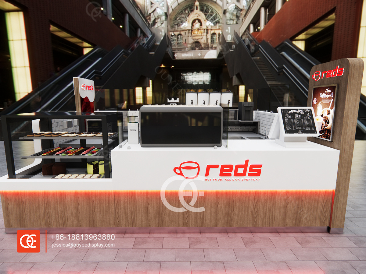 Kiosk Coffee Shop Design Counter Coffee Milk Tea Shop Counter