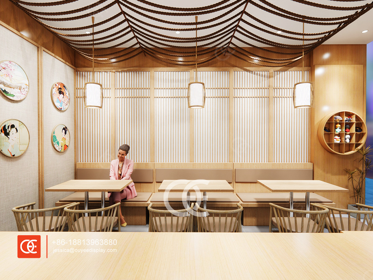 Modern Coffee Shop Counter Design Bubble Tea Counter