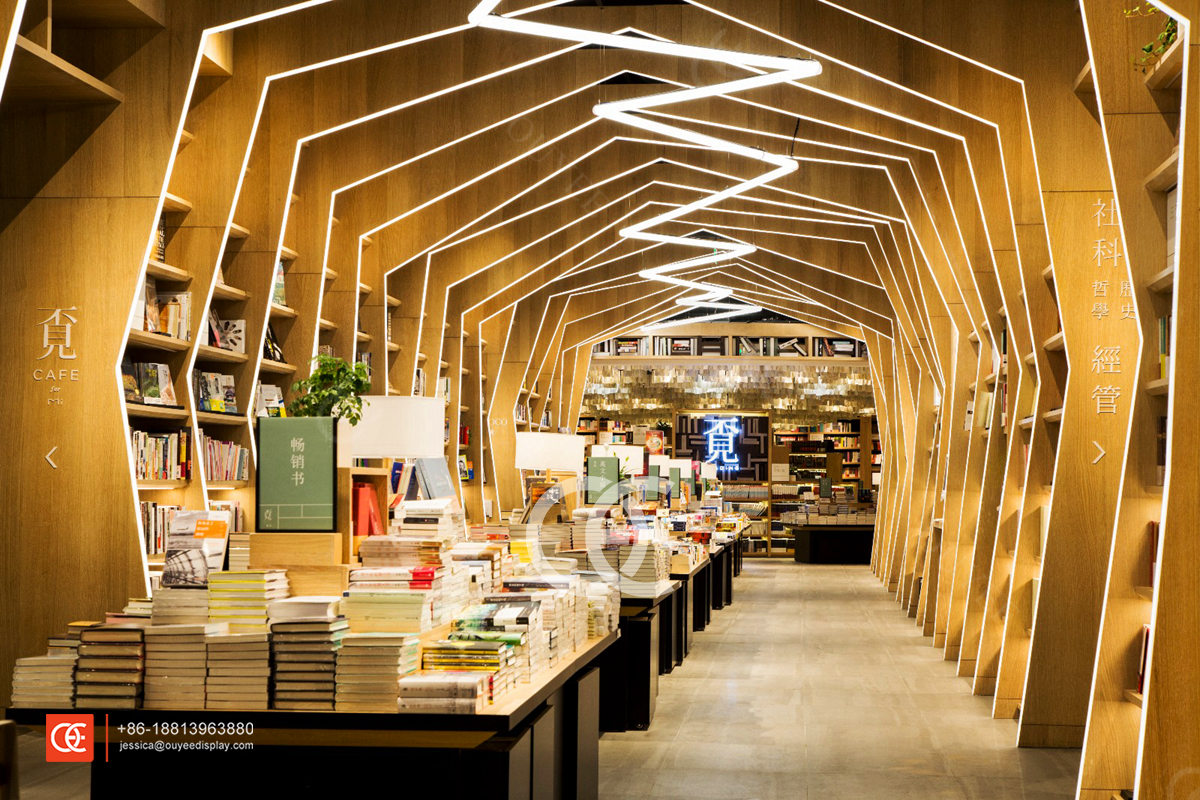 Bookshelf Cabinet Open Book Shelving Library Book Displays