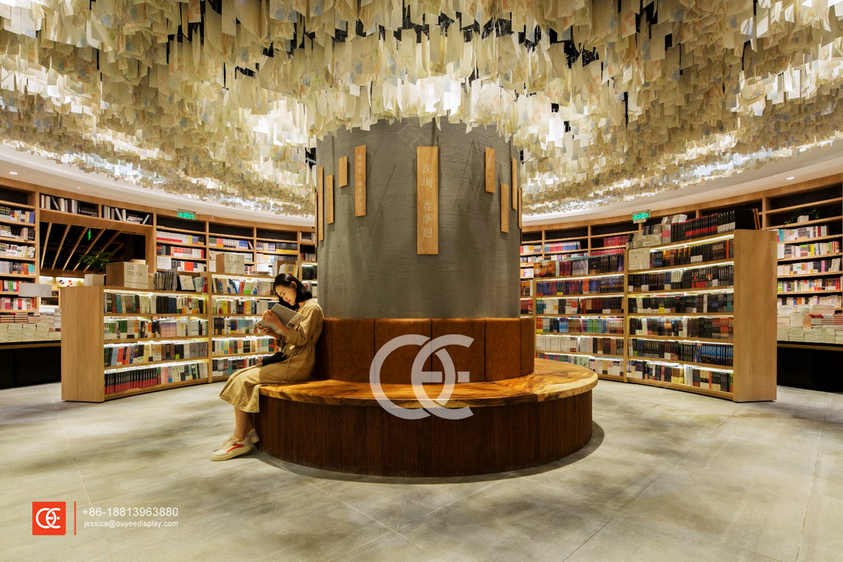 Bookshelf Cabinet Open Book Shelving Library Book Displays