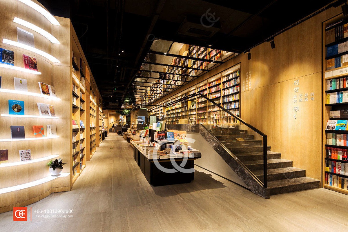 Bookshelf Cabinet Open Book Shelving Library Book Displays