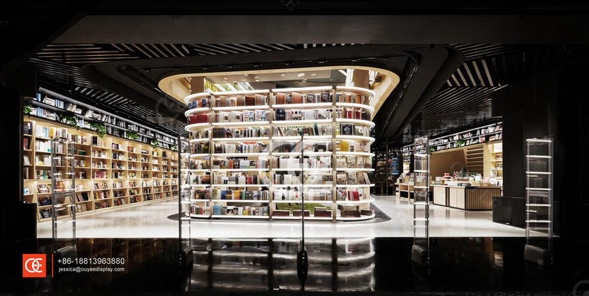 Commercial Book Racks Library Cabinet Triangle Book Shelf