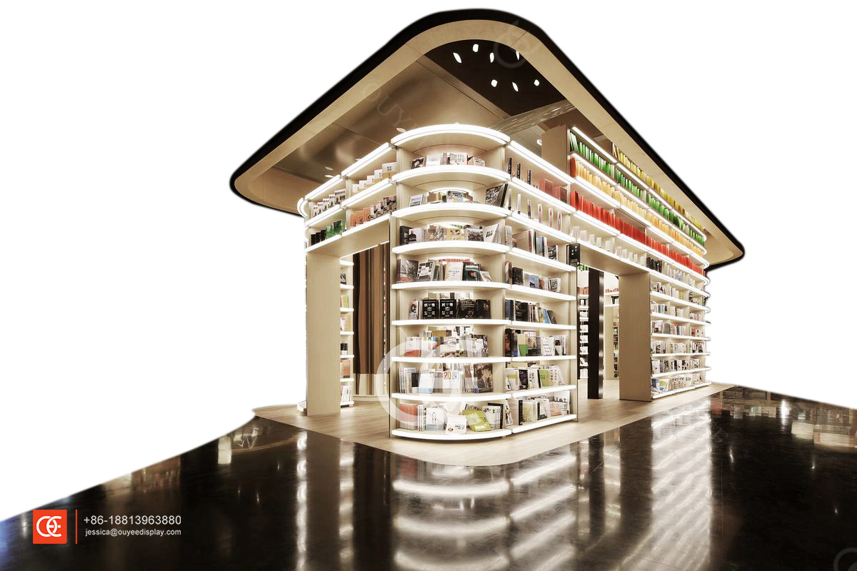 Commercial Book Racks Library Cabinet Triangle Book Shelf