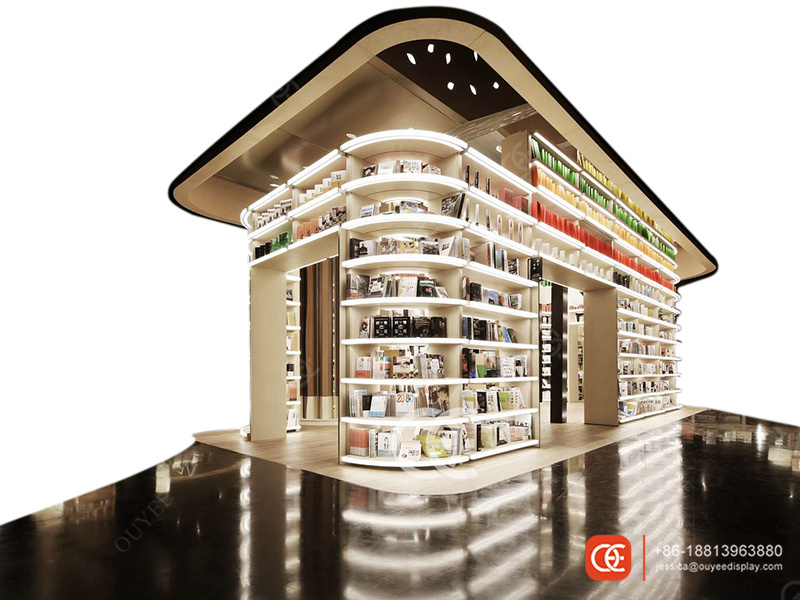 Commercial Book Racks Library Cabinet Triangle Book Shelf