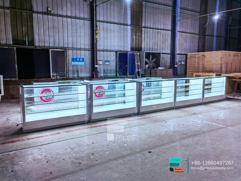 Cannabis Dispensary Retail Display Showcase Counters Cabinet