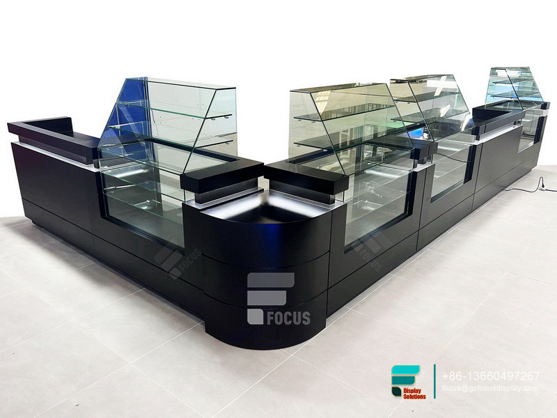 Custom Glass Displays Smoke Shop Retail Display Counters