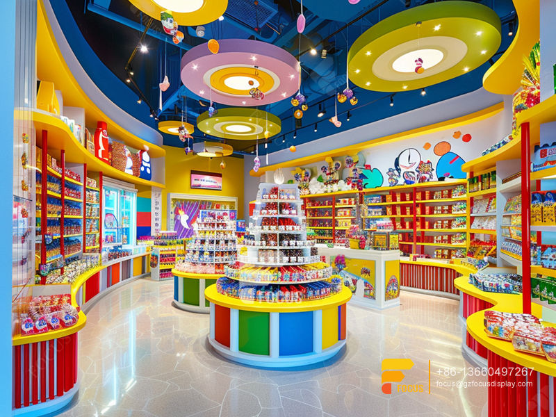 Snack Racks Display Candy Store Fixtures Sweets Shop