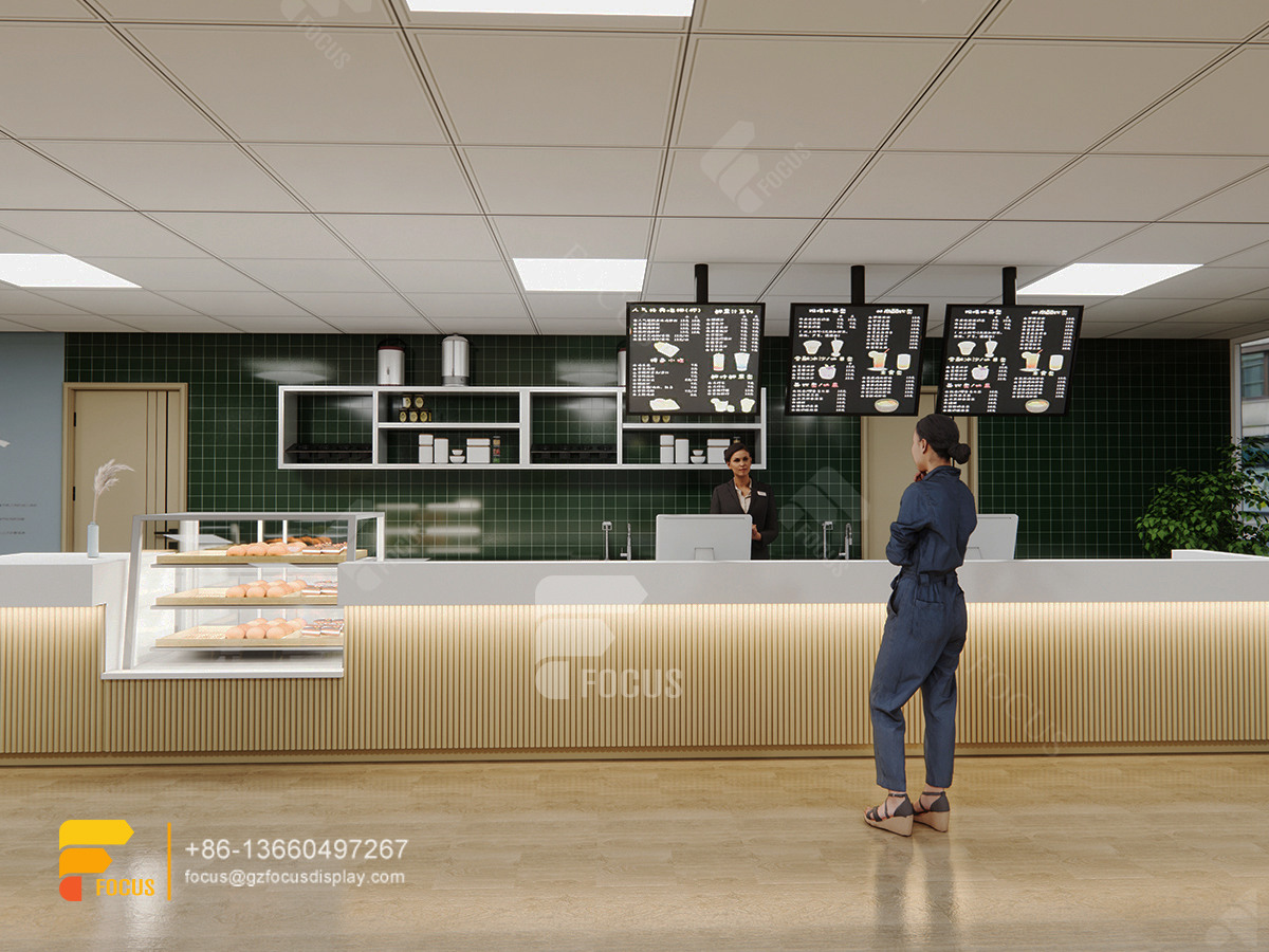 Cafe Interior Design Bar Counter Coffee Shop Bubble Tea Counter Design