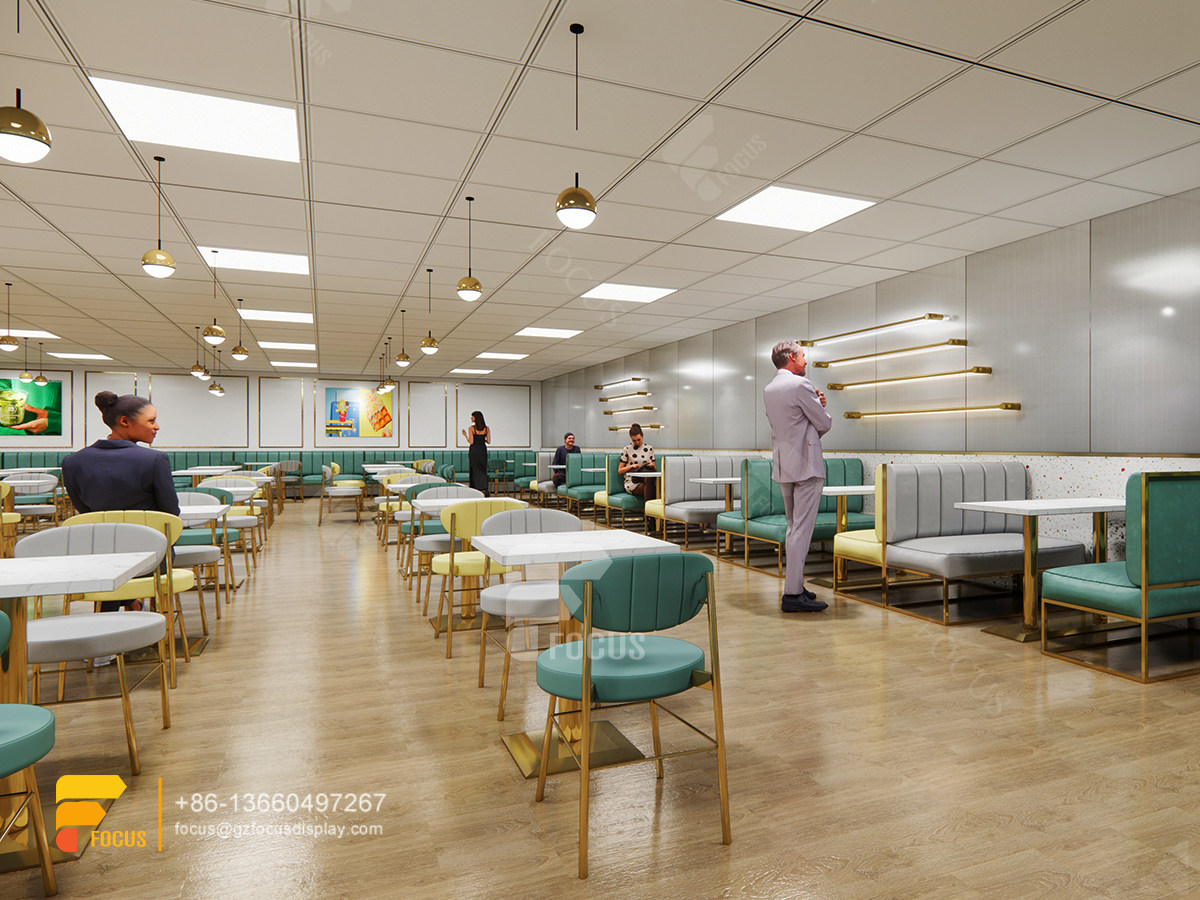 Cafe Interior Design Bar Counter Coffee Shop Bubble Tea Counter Design