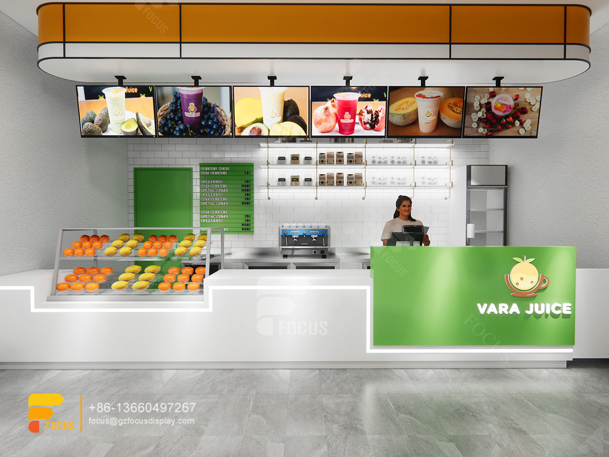 Cafe Layout Design Coffee Shop Display Case Milk Tea House Interior Design